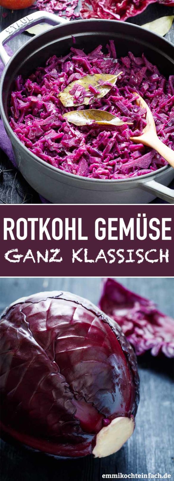 Klassischer Rotkohl ganz einfach - emmikochteinfach