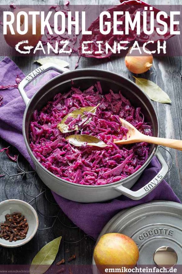 Klassischer Rotkohl ganz einfach - emmikochteinfach