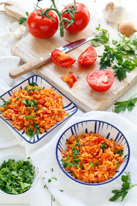 Tomatenreis griechischer Art - emmikochteinfach