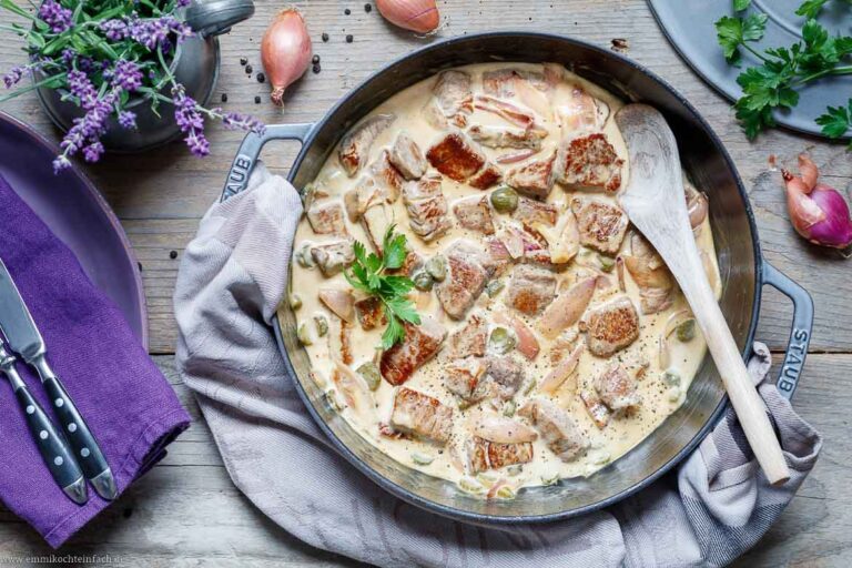 Maultaschen Pfanne - schnell & einfach - emmikochteinfach