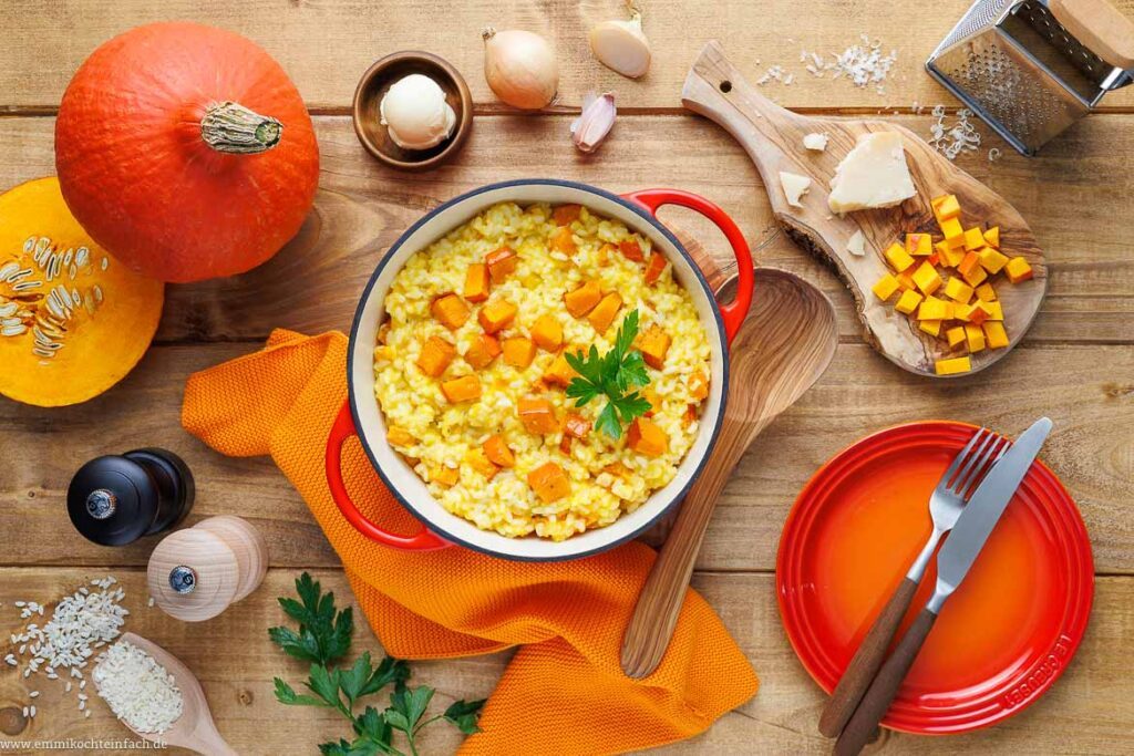 Kürbisrisotto - schnell & einfach - emmikochteinfach