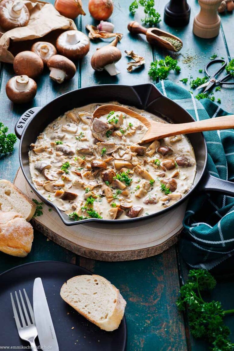 Pilzragout - einfach & klassisch - emmikochteinfach