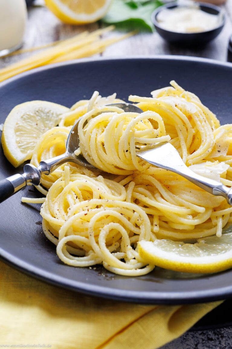 Spaghetti al limone – einfach, schnell, köstlich