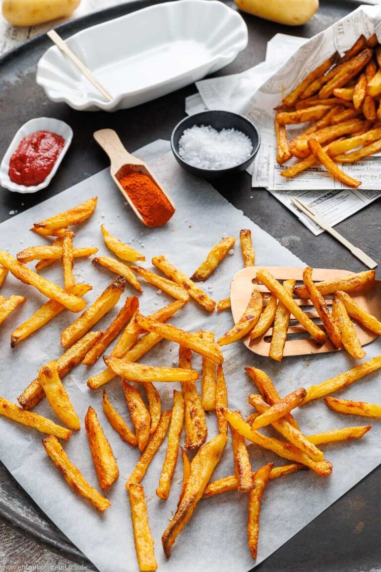 Knusprige Pommes selber machen – im Ofen