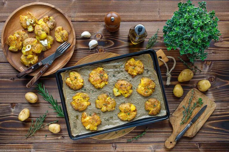 Smashed Potatoes: Knusprige Quetschkartoffeln