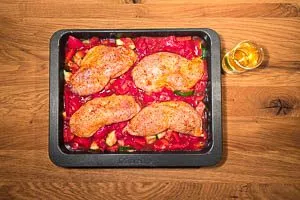 Pollo Fino – zartes Hähnchen aus dem Ofen