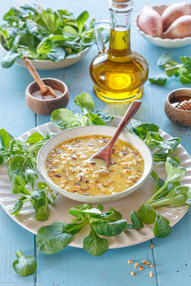 Dressing Mit Kurbiskernol Fur Feldsalat