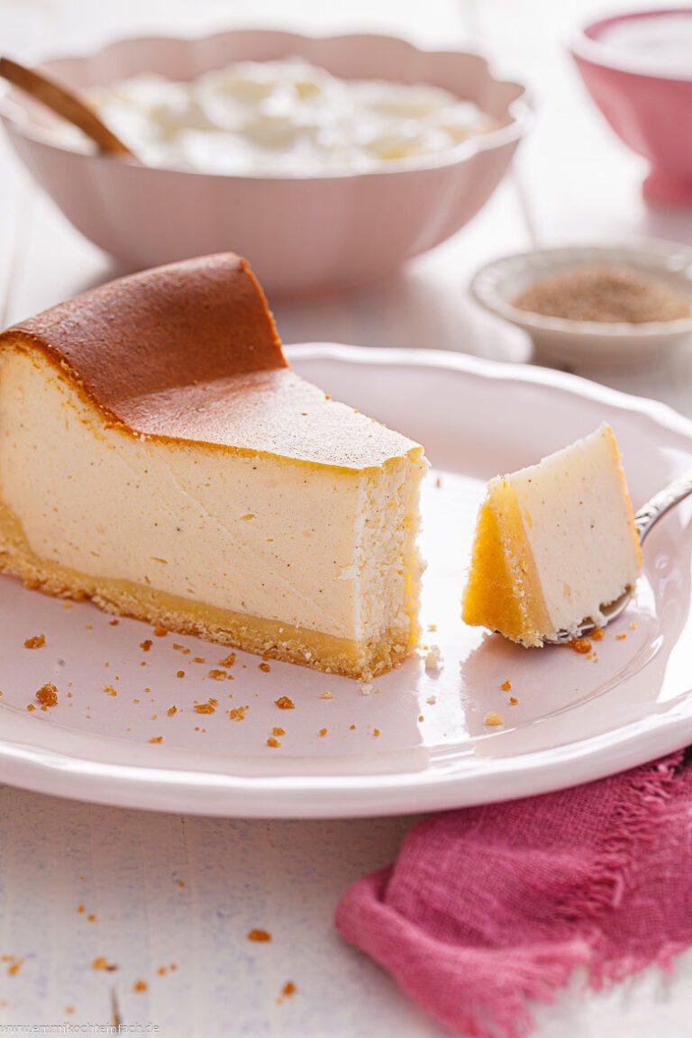 Omas Kasekuchen Mit Murbeteigboden