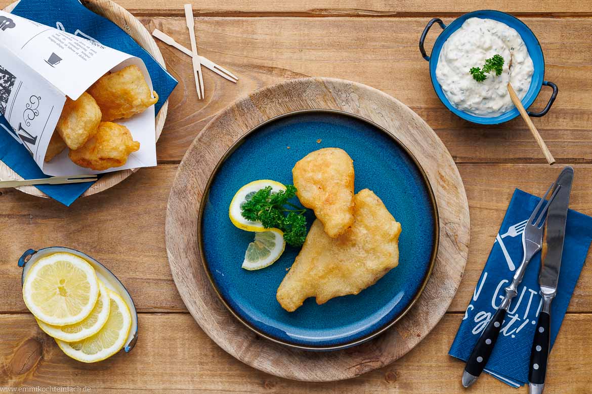 Backfisch im Bierteig
