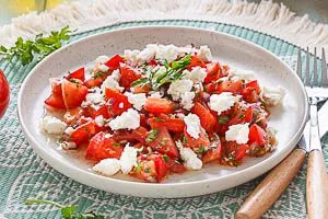 Tomatensalat mit Feta